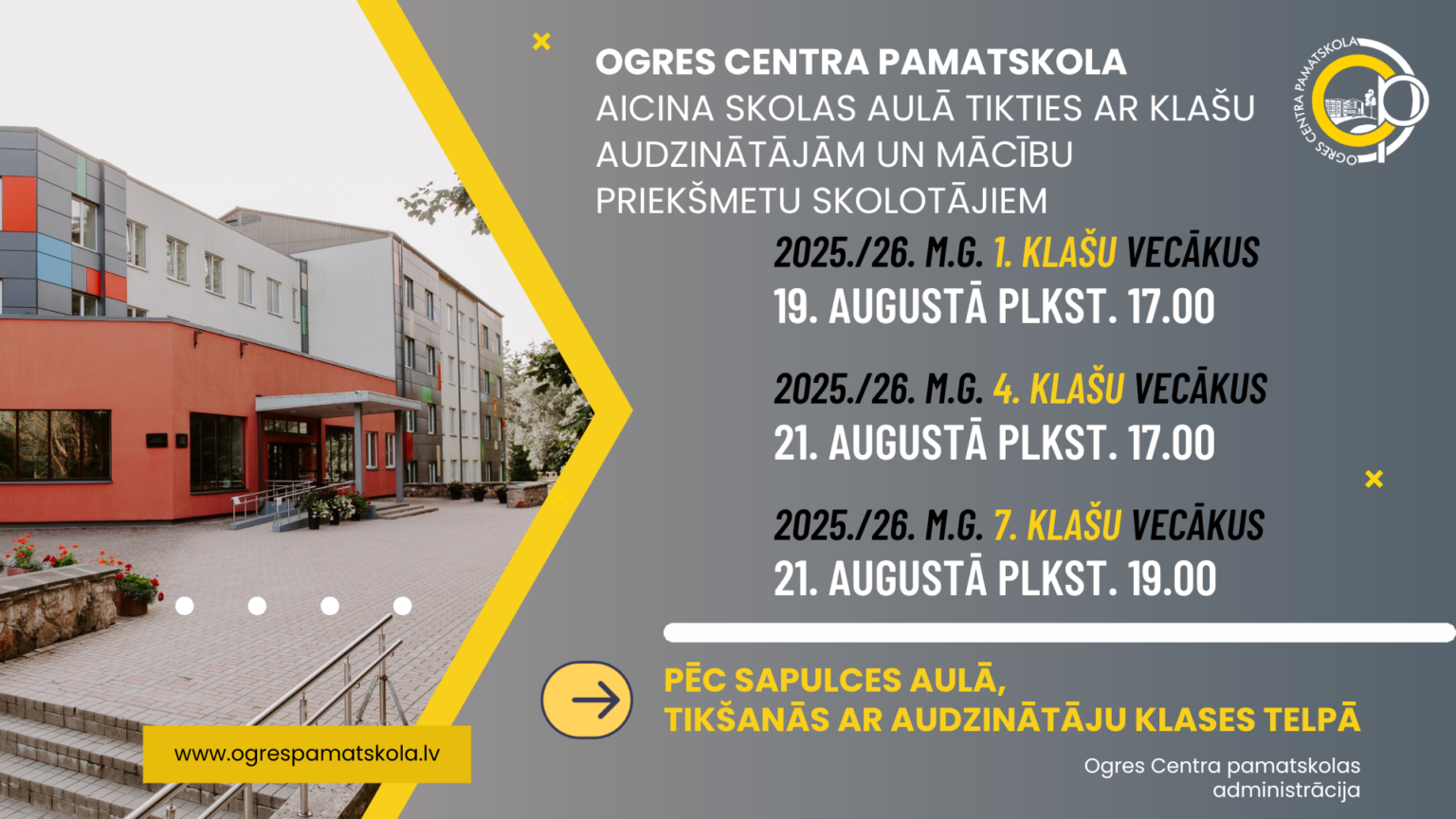 Vecāku kopsapulce - Ogres Centra pamatskola